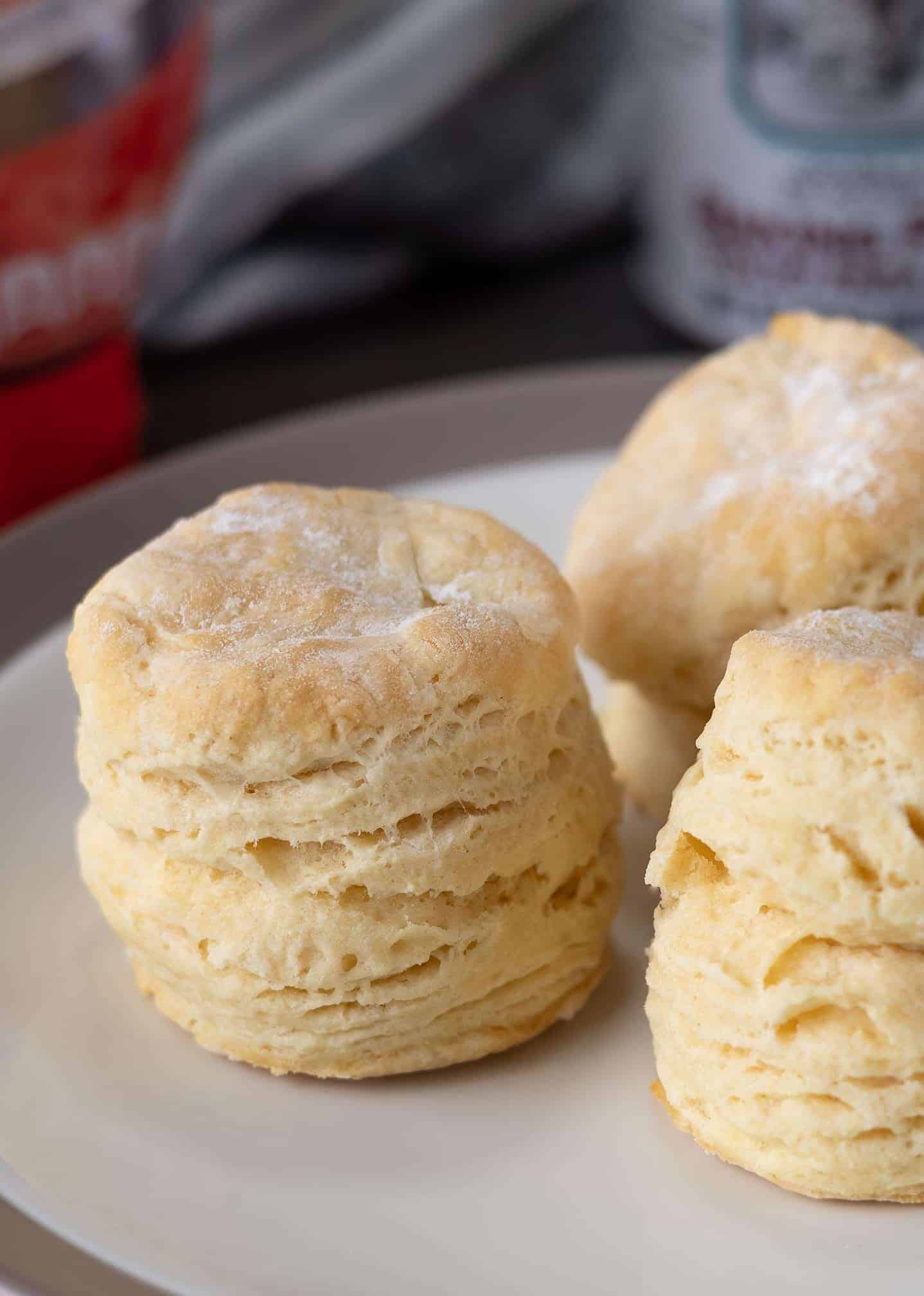 Flaky Biscuits with Almond Milk (Vegan) - A Bee Made It